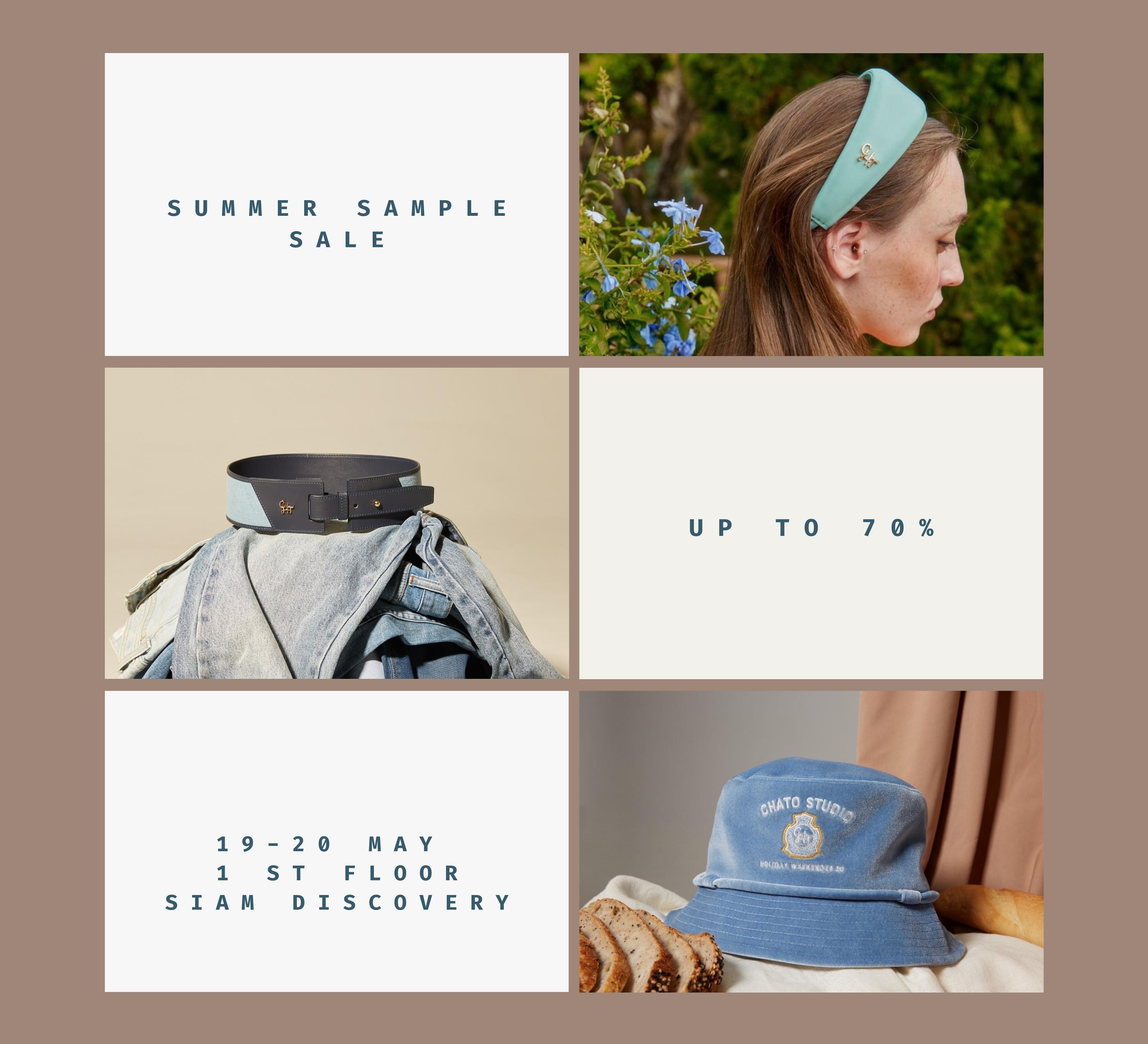 Chato Studio’s the first ever pop up sale